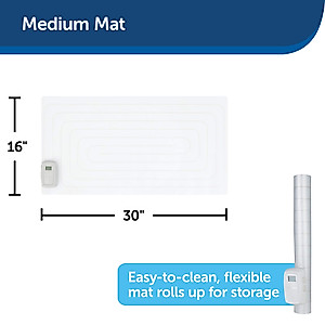 PetSafe ScatMat Indoor Training Mat, 7 Correction Modes, Protect Your Furniture, Training Tool for Dogs and Cats, Medium Size Mat (30 in X 16 in) - Pet Proof Your Home - Battery-Operated Mat