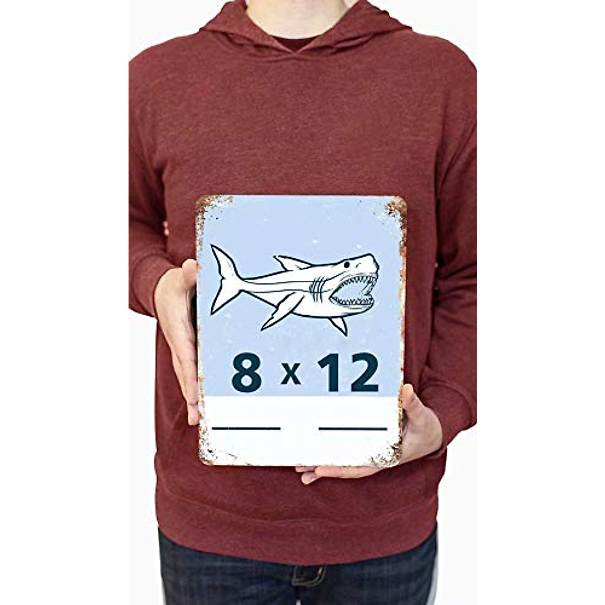 Lilyanaen New Metal Sign Aluminum Sign Elm Street Claws Wall Sign for Outdoor & Indoor 8"x12"