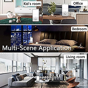 raydrop Cool Mist Humidifier, 2.5L Essential Oil Diffuser for Bedroom Nursery,Home and Office, Adjustable Mist,Auto Shut-Off, Easy to Clean,Dial Knob