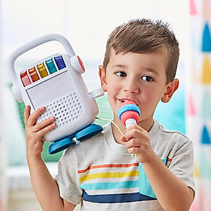 Playskool Rock n’ Roll Bot, Kids Bluetooth Speaker and Voice Changing Karaoke Microphone Toy, Ages 3 and Up (Amazon Exclusive)