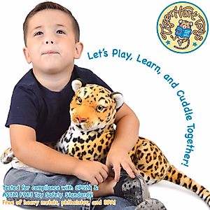 TigerHart Leah The Leopard - 20 Inch Stuffed Animal Plush