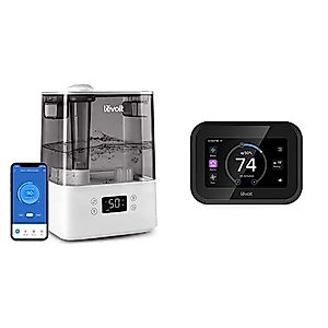 LEVOIT Humidifiers for Bedroom Large Room Home, 6L Cool Mist Top Fill Essential Oil Diffuser & LEVOIT Smart Thermostat for Home,Wifi Programmable Digital Thermostat