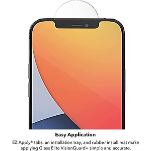 ZAGG InvisibleShield Glass Elite Screen Protector for iPhone 12, iPhone 12 Pro, iPhone 11 and iPhone XR – Strongest Tempered Glass, Smudge-Free ClearPrint, Extreme Shatter, Impact, Scratch Protection
