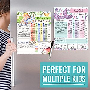 Dinosaur Kids Chore Chart Magnetic, Reward Chart for Kids, Good Behavior Chart for Kids at Home, My Responsibility Chart for Kids, Magnetic Reward Chart for Kids Behavior, Chore Chart for One Child