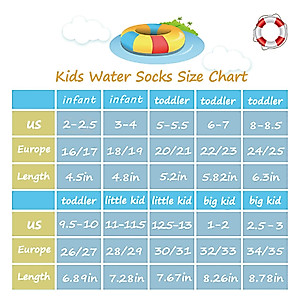 Kids Water Shoes Girls Boys Outdoor Quick Dry Barefoot Aqua Socks for Toddler Sport Beach Swim Surf Green Mermaid 1-2 Big Kid