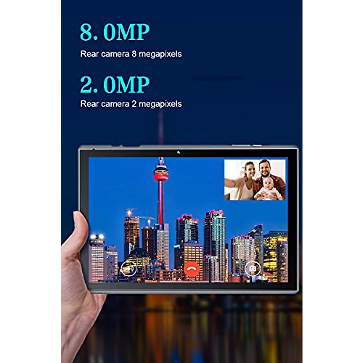 ZZB Tablet 10 Inch Android Tablets, 32GB ROM 512GB Expand，6000mah Battery, Quad-Core Processor 2GB RAM Tableta, 8MP Camera WiFi 10.1'' IPS HD Touch Screen Android 11 Tablet.