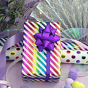 Blavermant Birthday Wrapping paper rolls, Gift Wrapping Paper Mini Roll - 17" X 10 ft Per roll, 3 Colorful Designs for Birthday