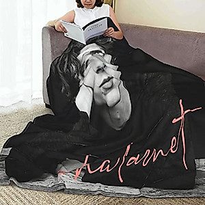 ERTER Boutique Throw Blanket -Chalamet Awesome Merch of Timothee Chalamet Super Soft Fleece,Fuzzy Plush Blanket Oversized,Thin Lightweight Blanket for All Season,Adult Black, 80inx60in Adult