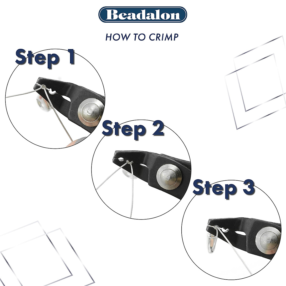 Beadalon Bead Crimper Tool for Jewelry Making - Use Pliers with Beading Jewelry Wire and Crimp Beads or Tubes for Professional Designers and Makers of Necklaces and Bracelets, Mighty