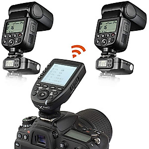 Godox Xpro-C 2.4G X System TTL Wireless Flash Trigger Transmitter & 2 * X1R-C Controller Receiver Compatible for Canon Flash…