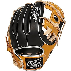 Rawlings | HEART OF THE HIDE R2G Baseball Glove | Right Hand Throw | 11.5" - Pro I-Web | Black/Tan