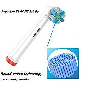 Benzili for Oral B Replacement Heads,Braun Replacement Brush Heads,Deep Cleaning Toothbrush Replacement Heads,Compatible with 7000/Pro 1000/9600/ 5000/3000/8000/-8 Pack