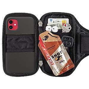 Sporteer Velocity V7 Running Armband - Compatible with iPhone 15, 15 Pro, 14, 14 Pro, 13, 13 Pro, iPhone12/12Pro, Galaxy S24, S23, S22 5G, Google Pixel, and Many More Mobile Phones - Fits Most Cases