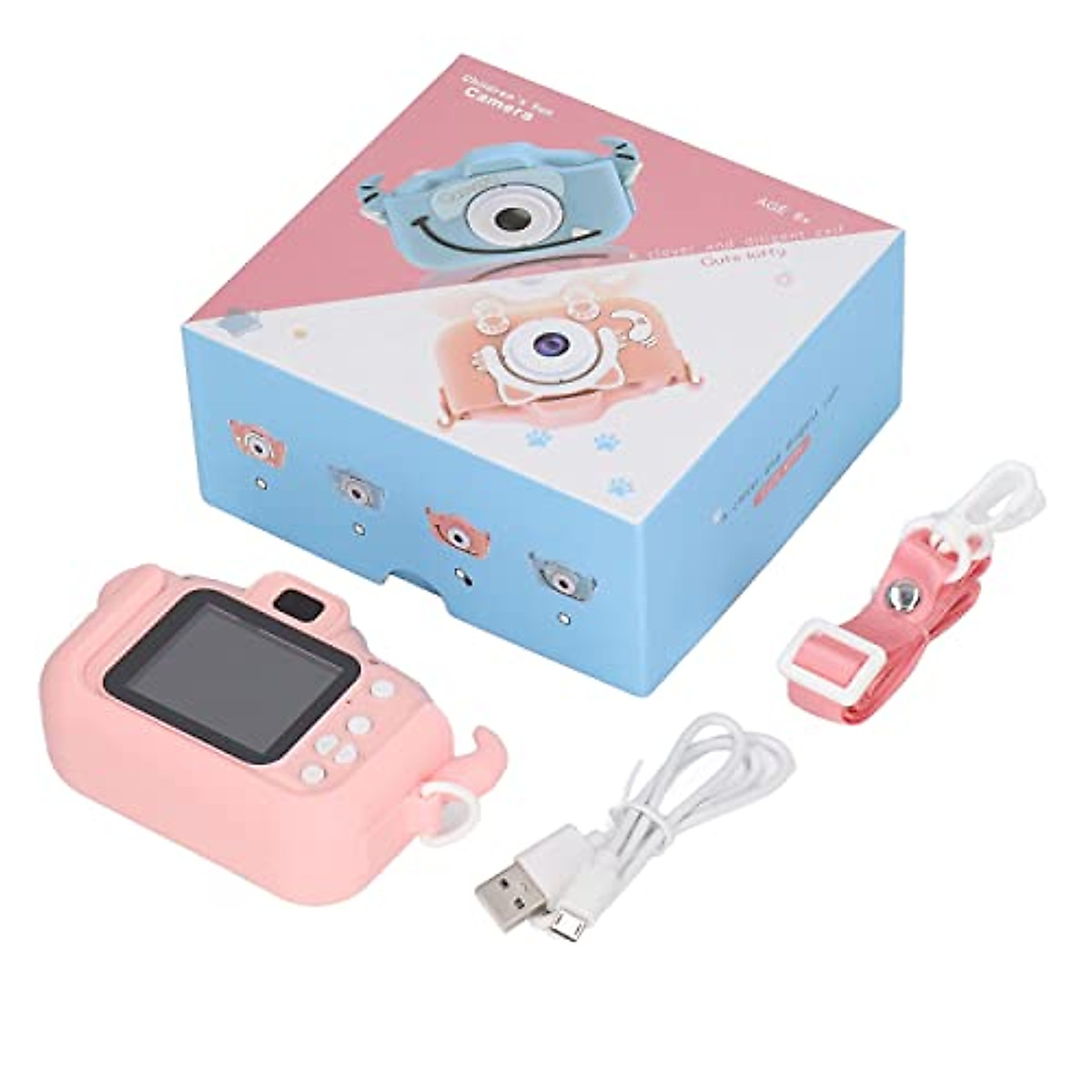 Kids Camera, Dual Cameras Built in Games Children Photo Camera for Playing