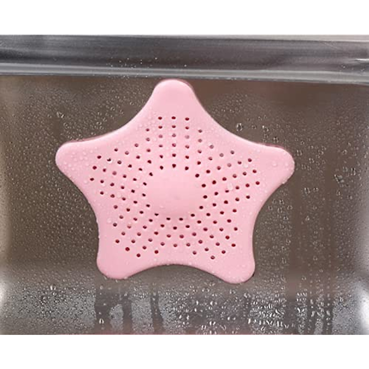 HLLMX, LLMX 4 PCS Starfish Hair Catcher Bathroom Drainage Net Kitchen Filter Cover Bathtub Drainage Net Hair Catcher Is Used To Prevent Blockage Of Kitchen And Bathroom Drainage Outlets