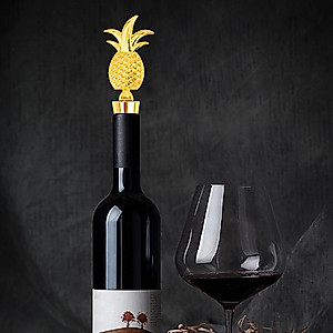 2 Pcs Reusable Bottle Stoppers Metal Wine Stopper Red Wine Saver Stoppers for Sparkling Wine,Beer Saver Sealer