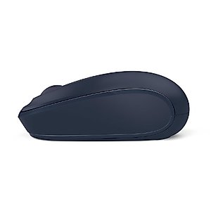 Microsoft Wireless Mobile Mouse 1850- Wool Blue - Comfortable Right/Left Hand Use, Wireless Mouse with Nano transceiver, for PC/Laptop/Desktop, works with Mac/Windows 8/10/11 Computers