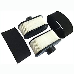 Fremnily Compatible with 2Pack 11013-0752 11013-0726 Air Filter, for Kawasaki FR651V FR730V FR691V Engine Air Cleaner, Lawn Mower Air Filter, Plus 11013-7046 Pre Filter