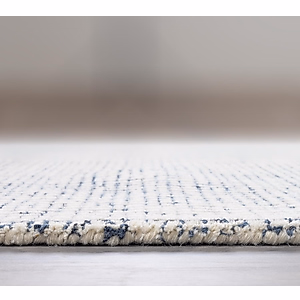 Restoration and Renovation New Hand Made Area Rug Multi Design 100% Imporated Blended Area Rug (Indigo/Blue, 7X9 FT)