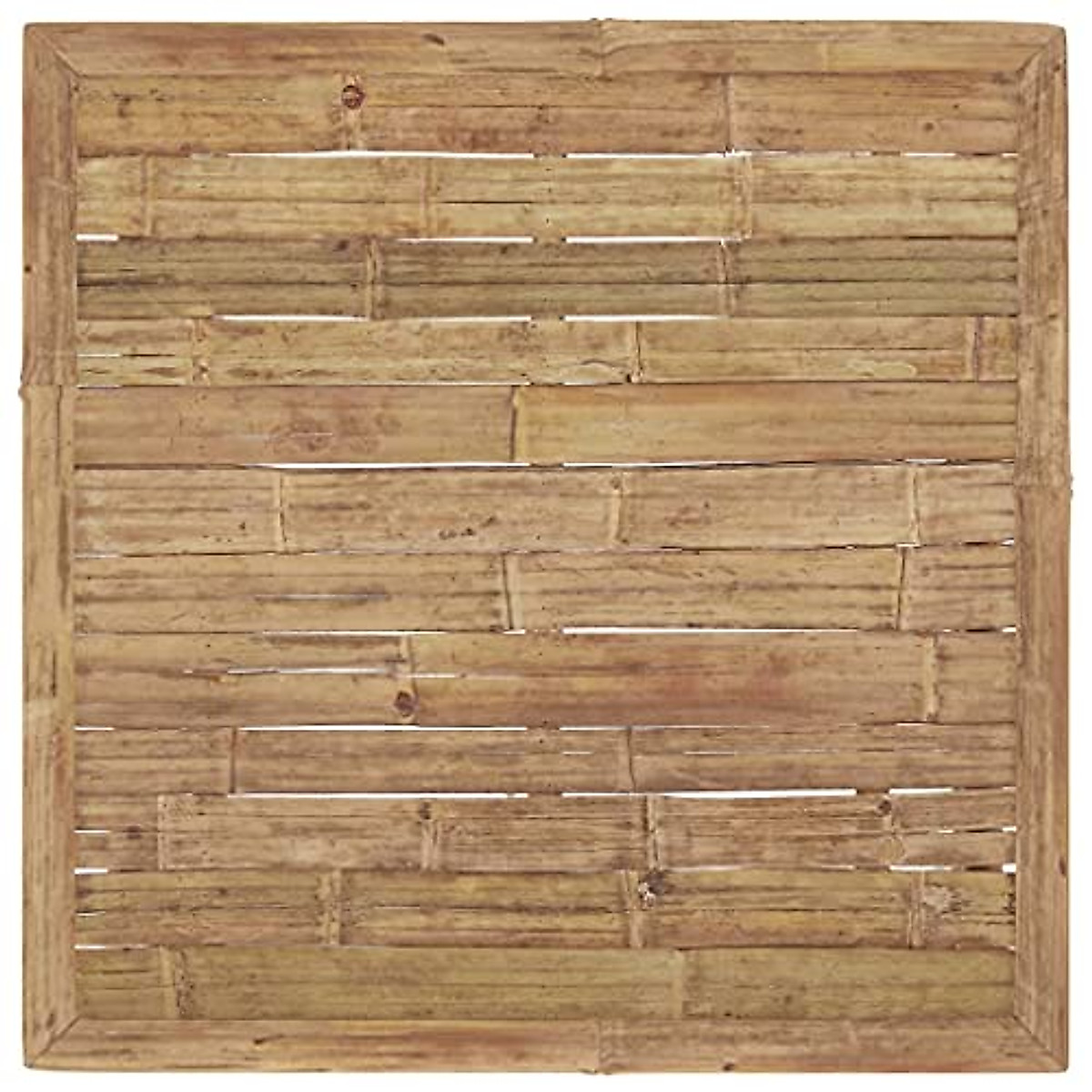 YAFF 12 Piece Patio Lounge Set with Dark Gray Cushions Bamboo-8226