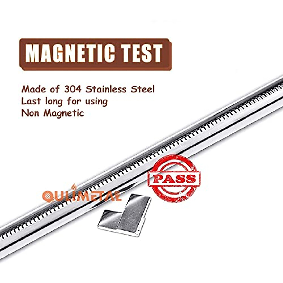 QuliMetal 69785 Grill Burner and 7637 Cooking Grates for Weber Spirit 200 and Spirit II 200, Spirit E-210, E-220, Spirit S-210, S-220, Spirit II 200 Series Gas Grills