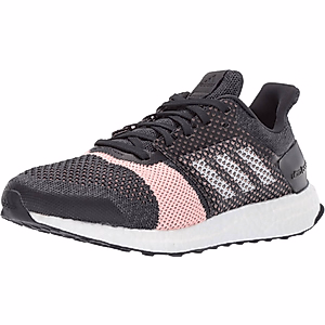 adidas Women's Ultraboost ST, Carbon/White/Grey, 5 M US