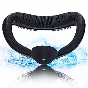 DESTEK Cooling Face Pad Compatible with Quest 2, Including Facial Interface and Removable Nose Guard - Accessories for Oculus/Meta Quest 2 - Face Cushion Face Cover Replacement
