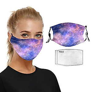 Akabsh Face Bandanas, Adult Breathable Reusable Face Bandanas Windproof Outdoor Bandanas
