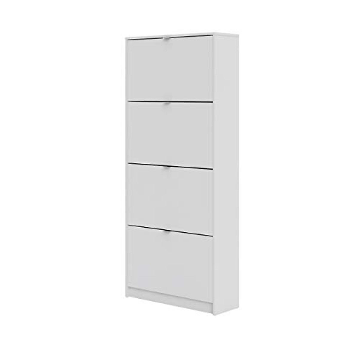 Tvilum Bright 4 Drawer Shoe Cabinet, White