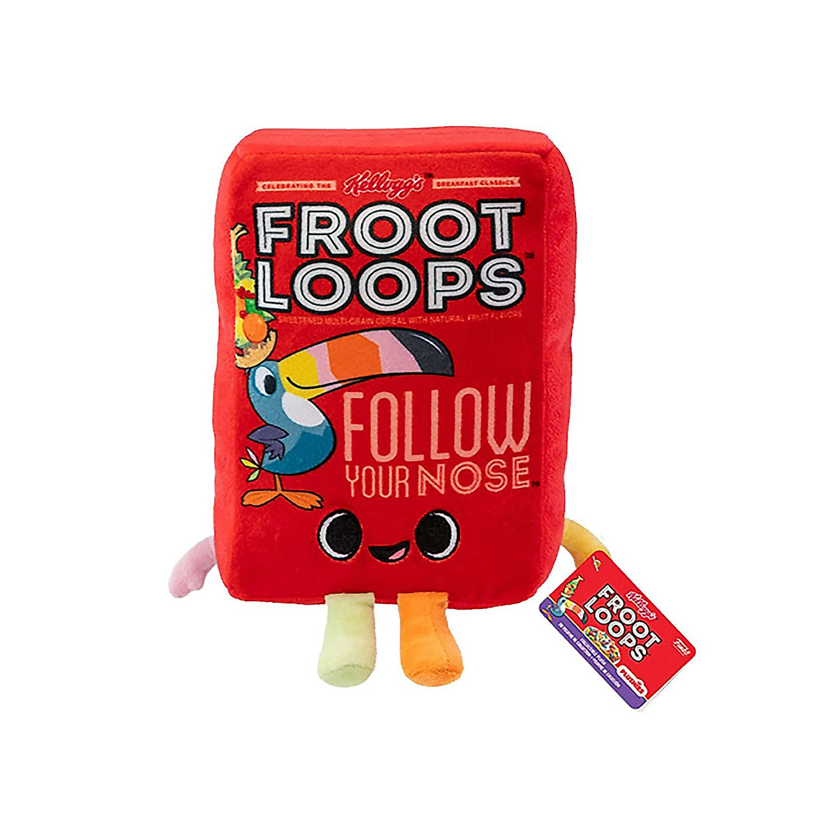 Funko POP Plush: Kelloggs- Froot Loops Cereal Box Multicolor One Size