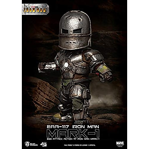 Beast Kingdom Iron Man Mark 1 EAA-117 Egg Attack Action Figure, Multicolor