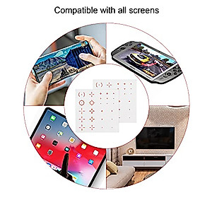 Cosmos 50 Pcs Games Fast Scope Monitor Decal No Scope TV Decal Aim Sight Assist Shooting Target Stickers Decals for FPS Video Games TV Monitor and Mobile Phone