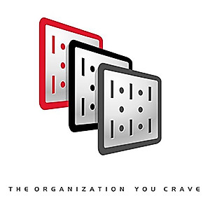 Wall Control Heavy Duty Pegboard Hook Slotted Hook Pair - Slotted Metal Pegboard Heavy-Duty Hooks Pegboard and Slotted Tool Board – Red