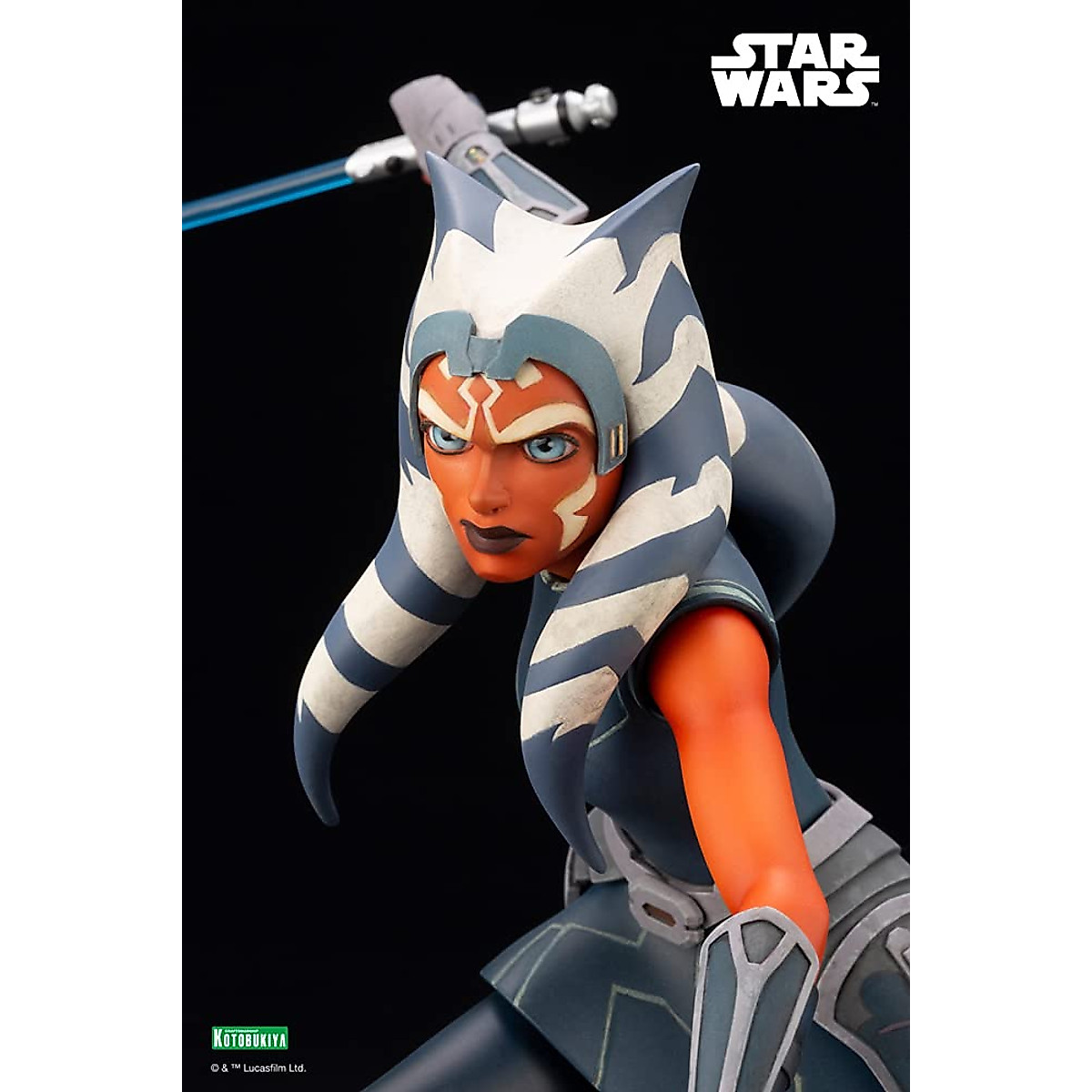 Kotobukiya Star Wars: The Clone Wars: Ahsoka Tano ARTFX Statue, Multicolor
