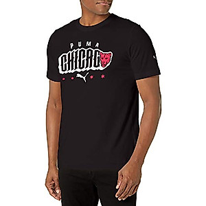 PUMA Men's City Attack Tee, Black, XL