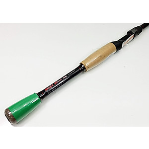 Carrot Stix 1 Piece Spinning Fishing Rod Wild Wild Black with Microwave Guides 6' 7" Medium Heavy Fast …