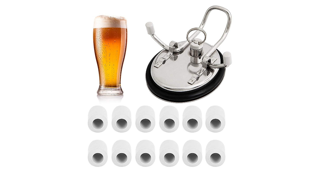 Plastic Keg Lid Feet Replacement – 12 PCS for Homebrew