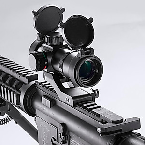 Barska AC12142 1x30 Red Dot Short, Black, 1x30mm