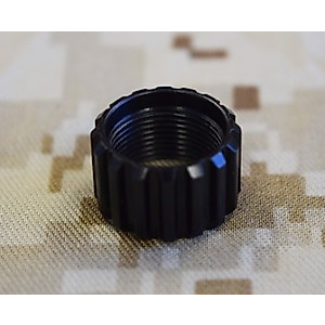 37/64 x 28 .578x 28 Barrel Thread Protector Black Oxide .45 Cal Splined