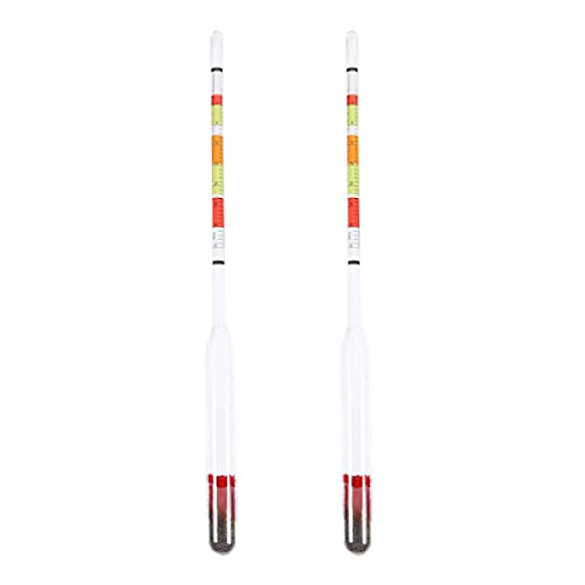 POPETPOP Tester Tester 2pcs Beer Making Hydrometer Triple Scale Hydrometer Hydrometer for Brew Beer Wine Mead Cake Breathalyzer