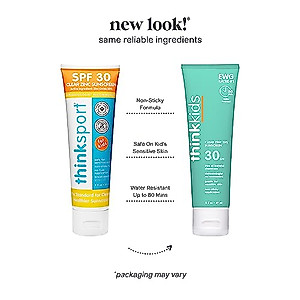 THINKBABY Kids Clear Zinc Sunscreen Spf 30, 89 ML
