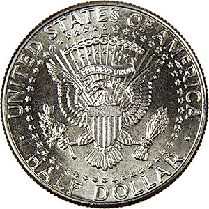 1988 D Kennedy Half Dollar BU Uncirculated Mint State 50c US Coin Collectible