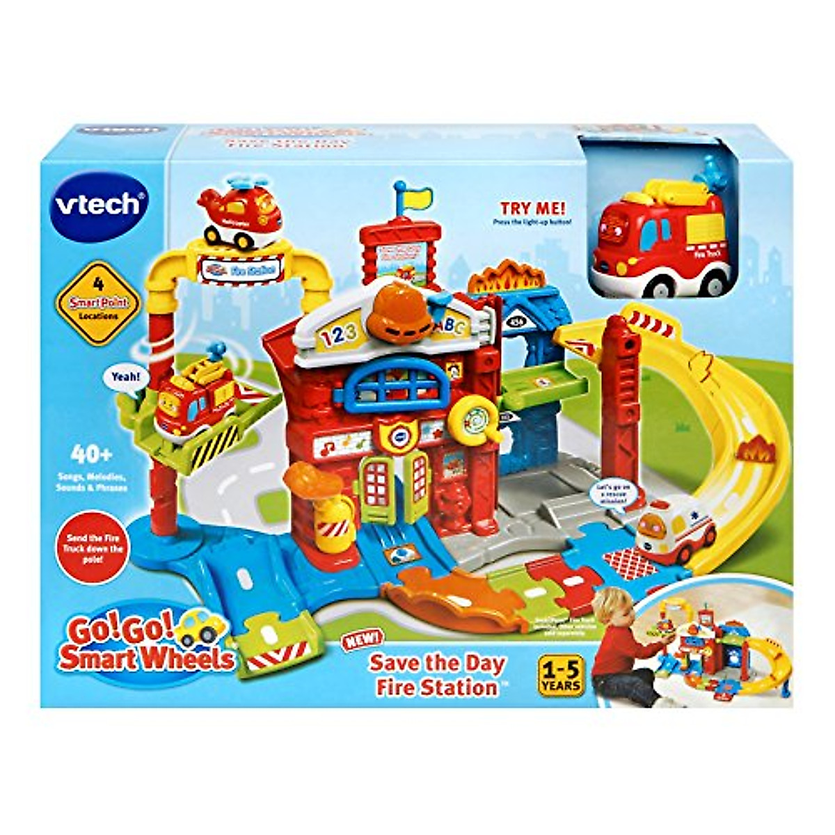 VTech Go! Go! Smart Wheels Save the Day Fire Station