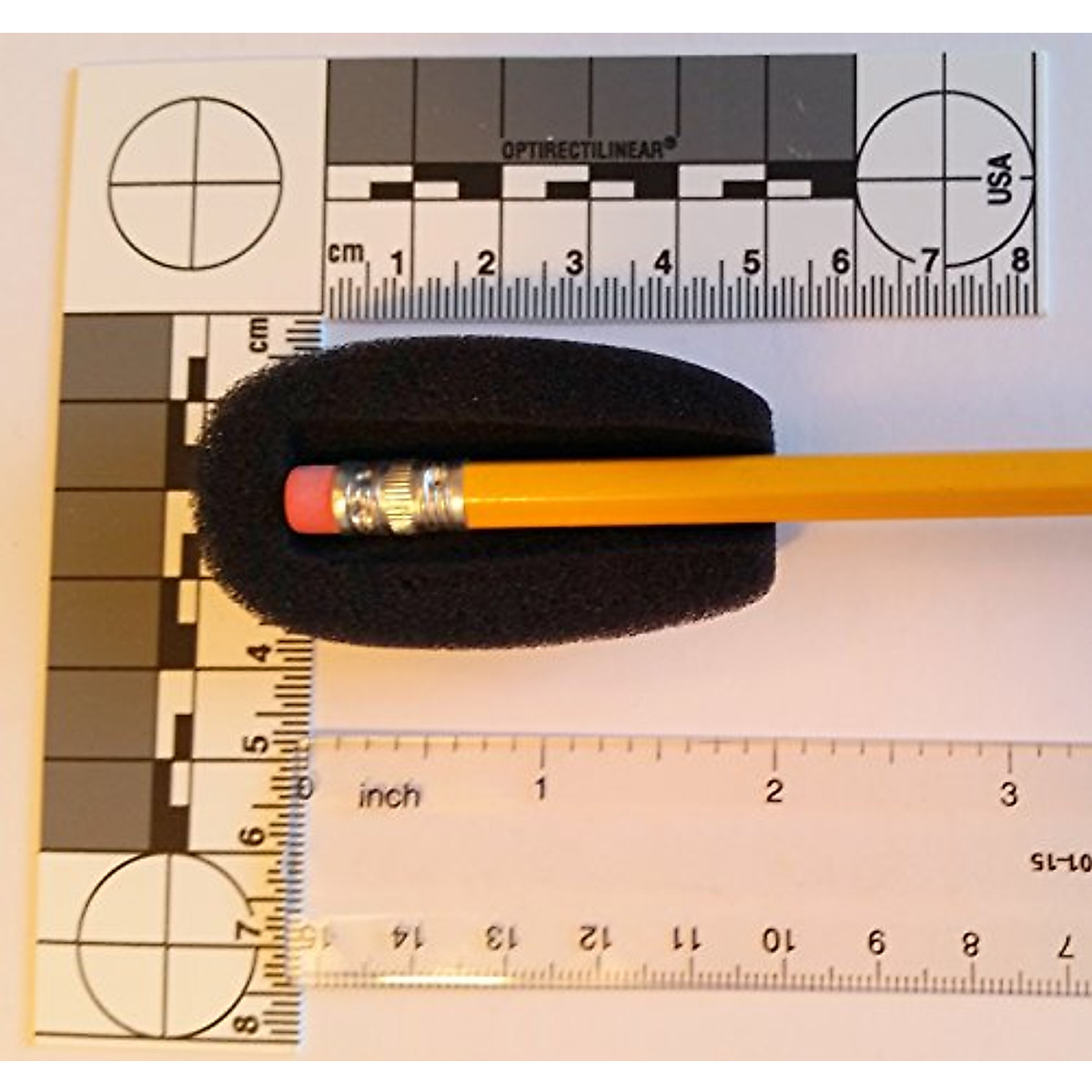 Compete Audio CA555 large microphone windscreens (Foam Microphone Covers) (2-pack) for use with mini-shotgun mics, larger headsets and desktop microphones