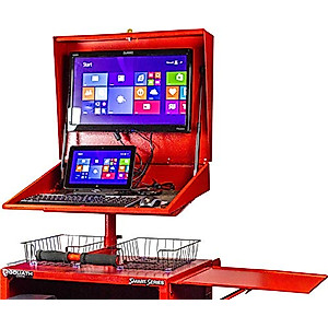 Goliath Carts G1-ATT(Touch Version) “Go Cart” Tablet Edition Powered Mobile Workstation