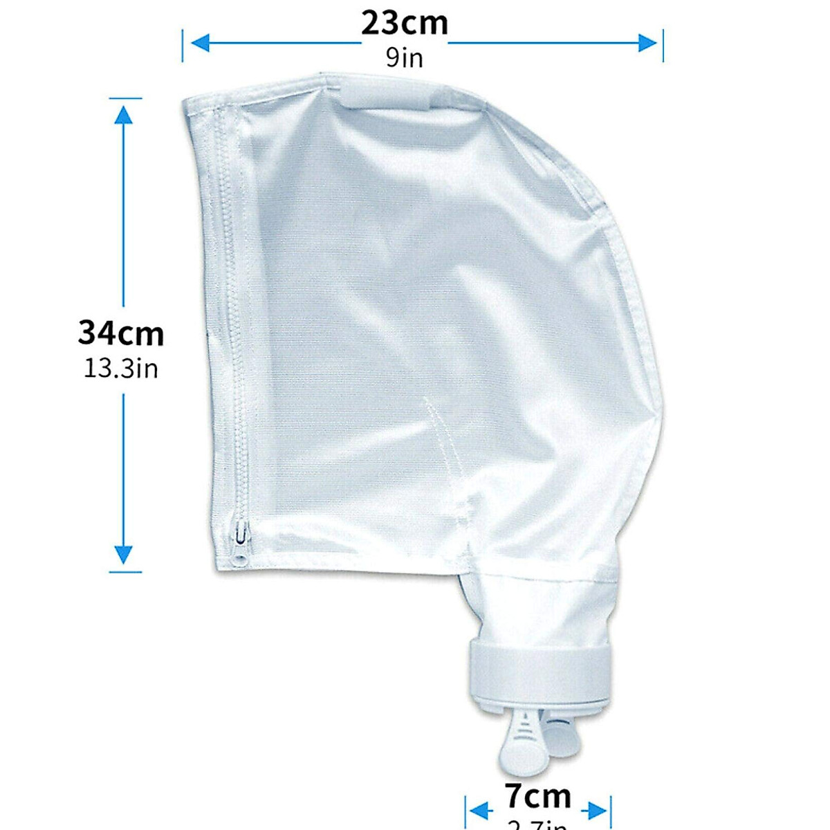 ConPus Nylon Mesh Pool Cleaner All Purpose Bag Replacement for Polaris 280, 480 Pool Cleaner Zippered All Purpose K13 K16(2 Pack)