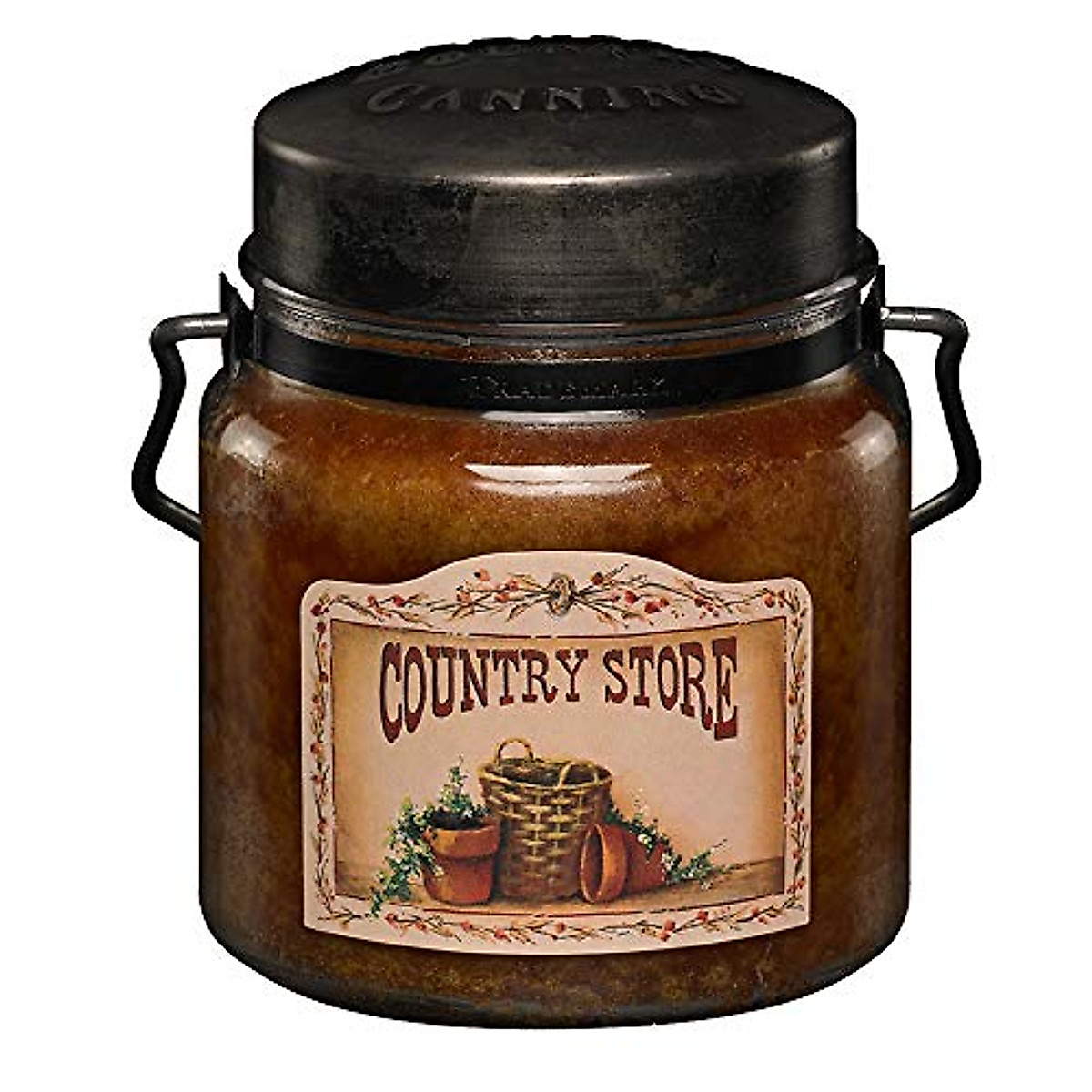 McCalls Candles | Country Store | Highly Scented & Long Lasting | Classic Painted Label | Hand Crafted Metal Lid with Strap and Handle| Premium Wax & Fragrance | Made in The USA | 16 oz