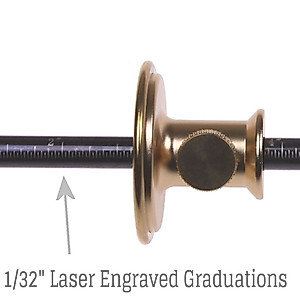 iGaging 34-707 Wheel Marking Gauge with 1/32nd & 1 mm Scale