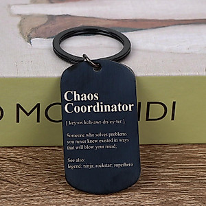 Chaos Coordinator Tumbler 20 Oz, Chaos Coordinator Cup, Chaos Coordinator Water Bottle, Thank You Gifts, Chaos Coordinator Gifts For Boss Manager Teacher Coworkers Friends Christmas Birthday