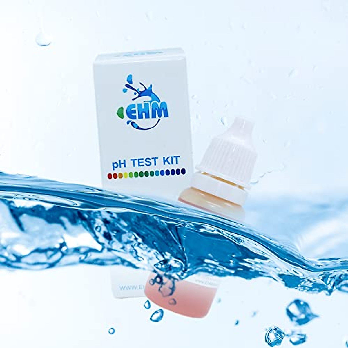Ph Test Liquid Kit for Drinking Water Measures pH Level of Water More Accurately Than Test Strips pH Starter Kit Drops Easy to Use